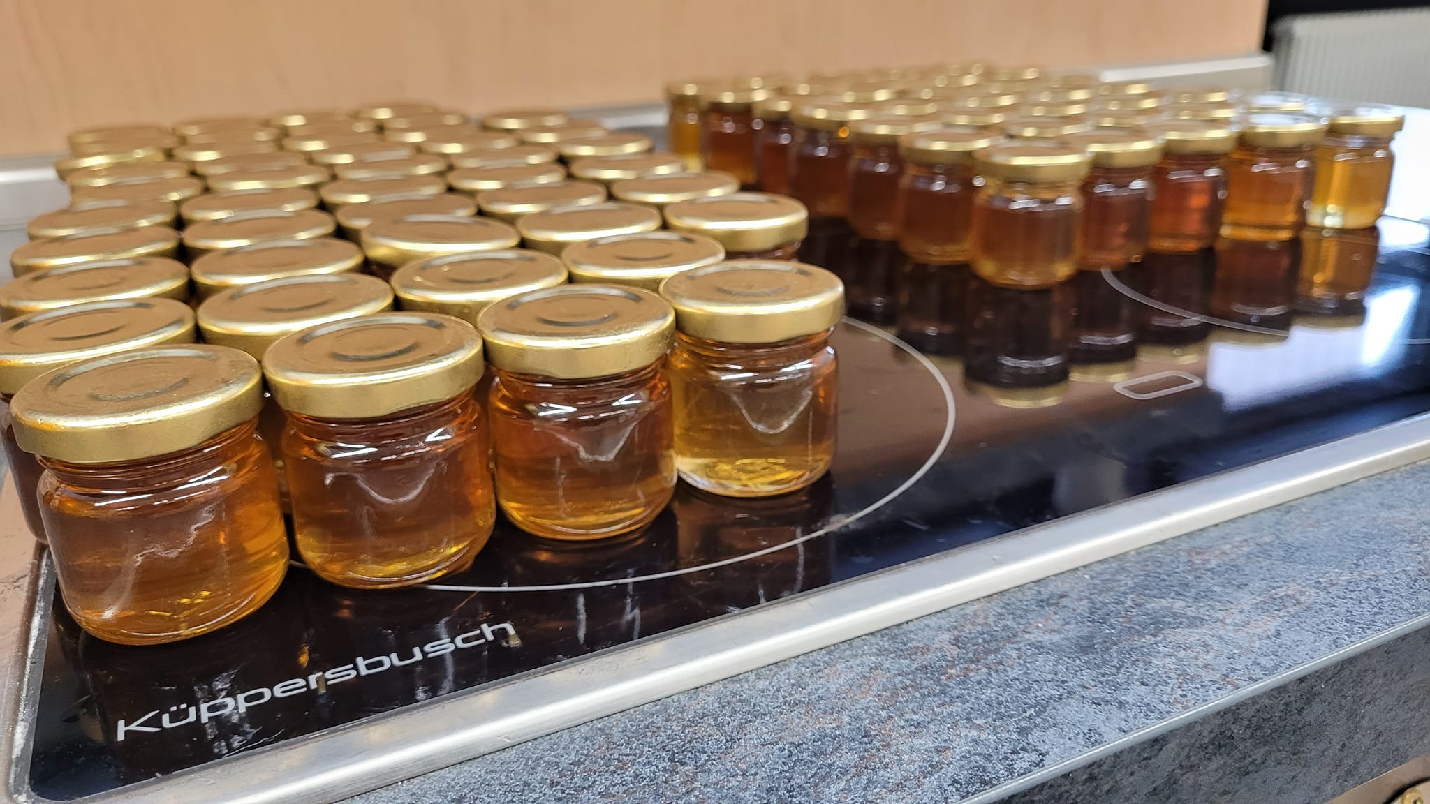 BNE in der Praxis: Schülerinnen und Schüler erhalten je ein Glas Honig ...